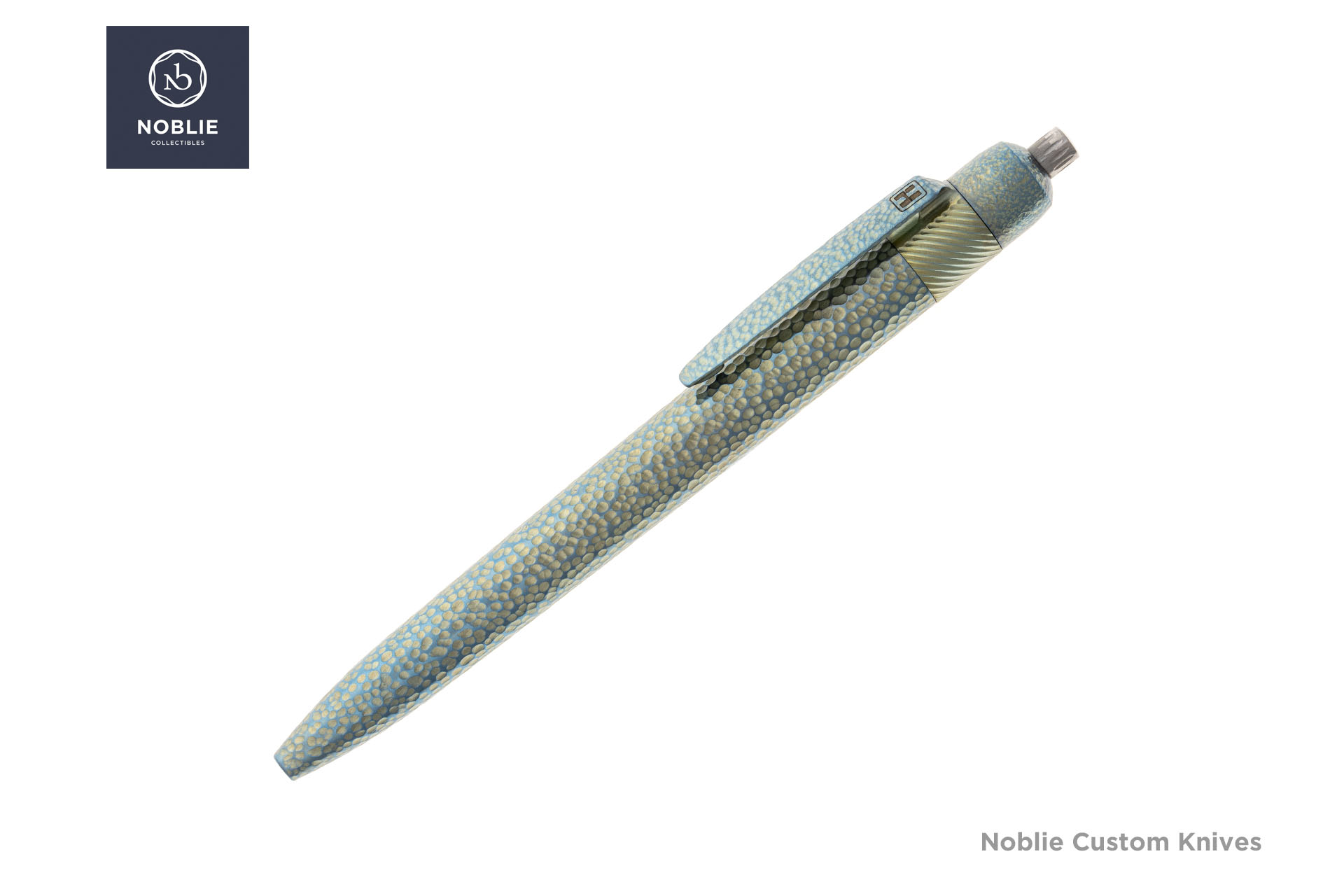 HERMAN Epika Titanium EDC Pen | Hammered Blue